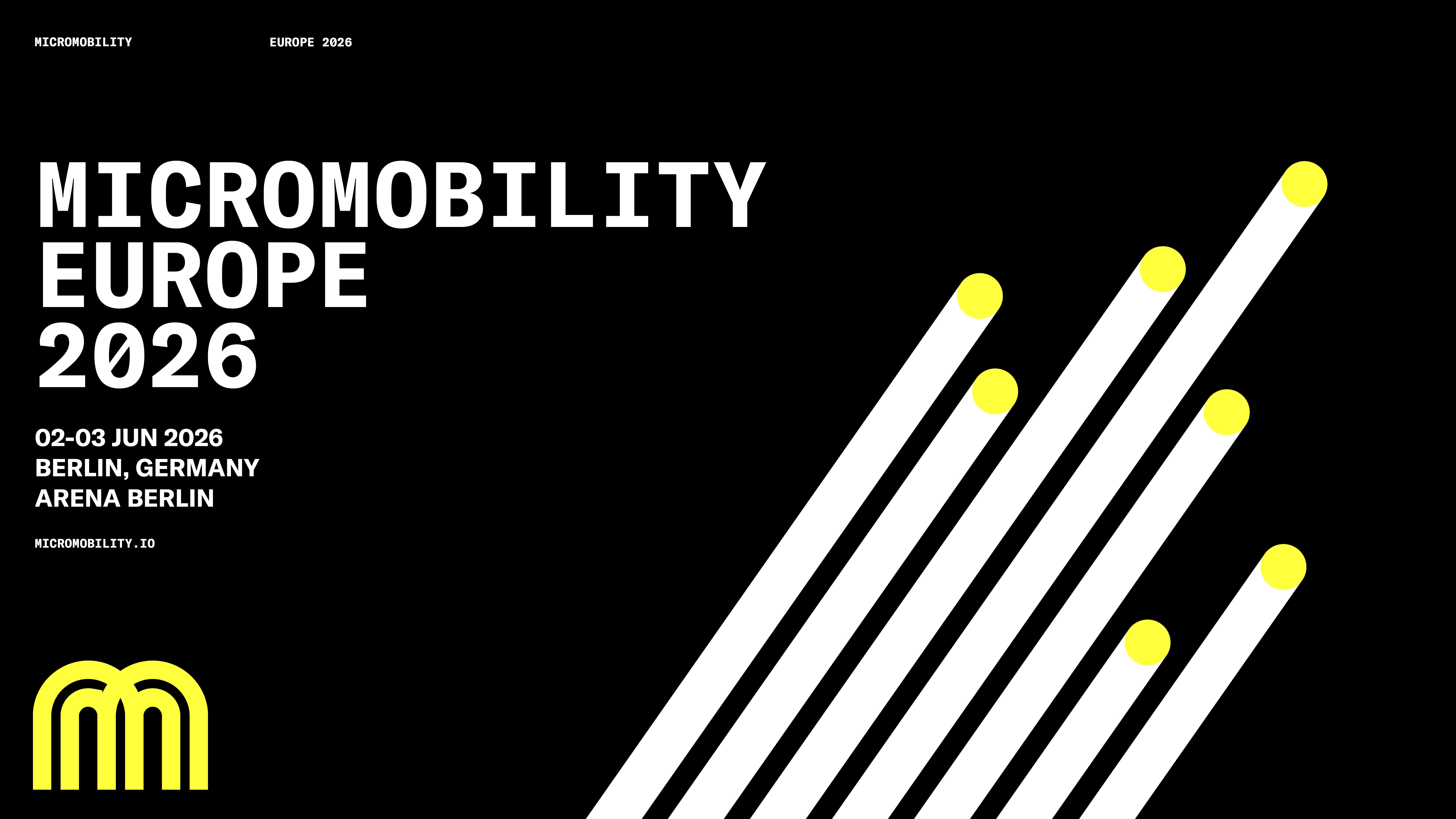 🇩🇪 Announcing Micromobility Europe 2026 - This Time in Berlin🎉!!!